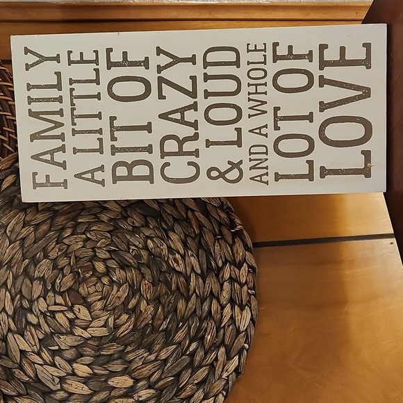 P. Graham Dunn | Accents | P Graham Dunn Wooden Family Sign | Poshmark
